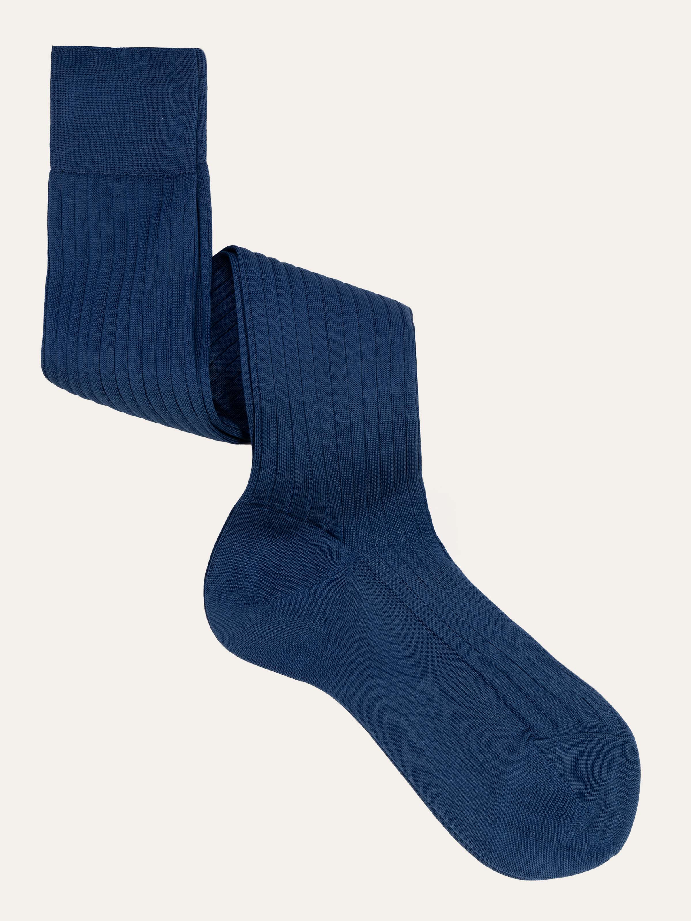 Long Ribbed Socks in 100% Lisle Cotton | Man, socks, Mercerized cotton ...