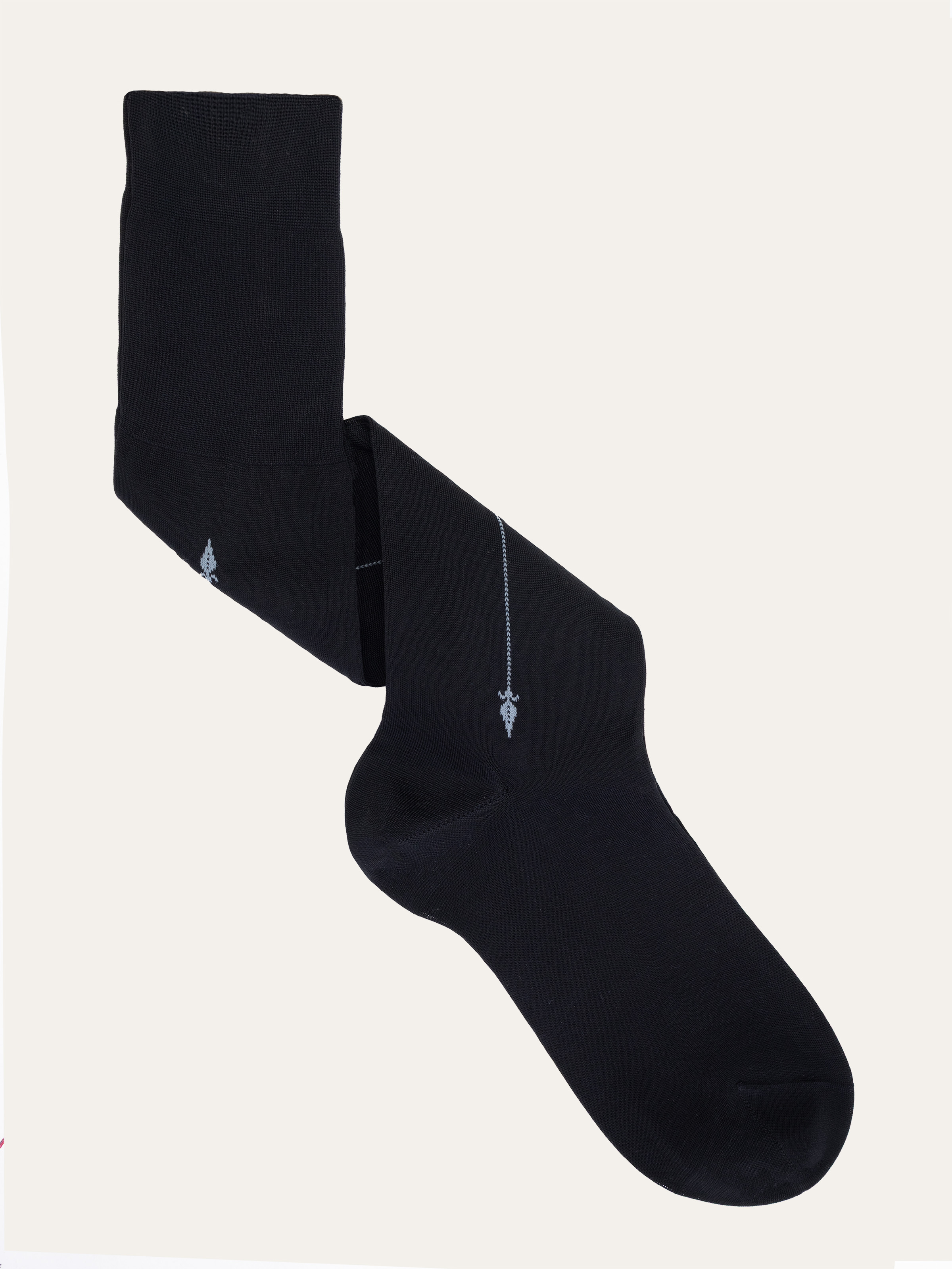 Long Scottish Thread Socks with Lance Pattern | Man, socks, Mercerized ...