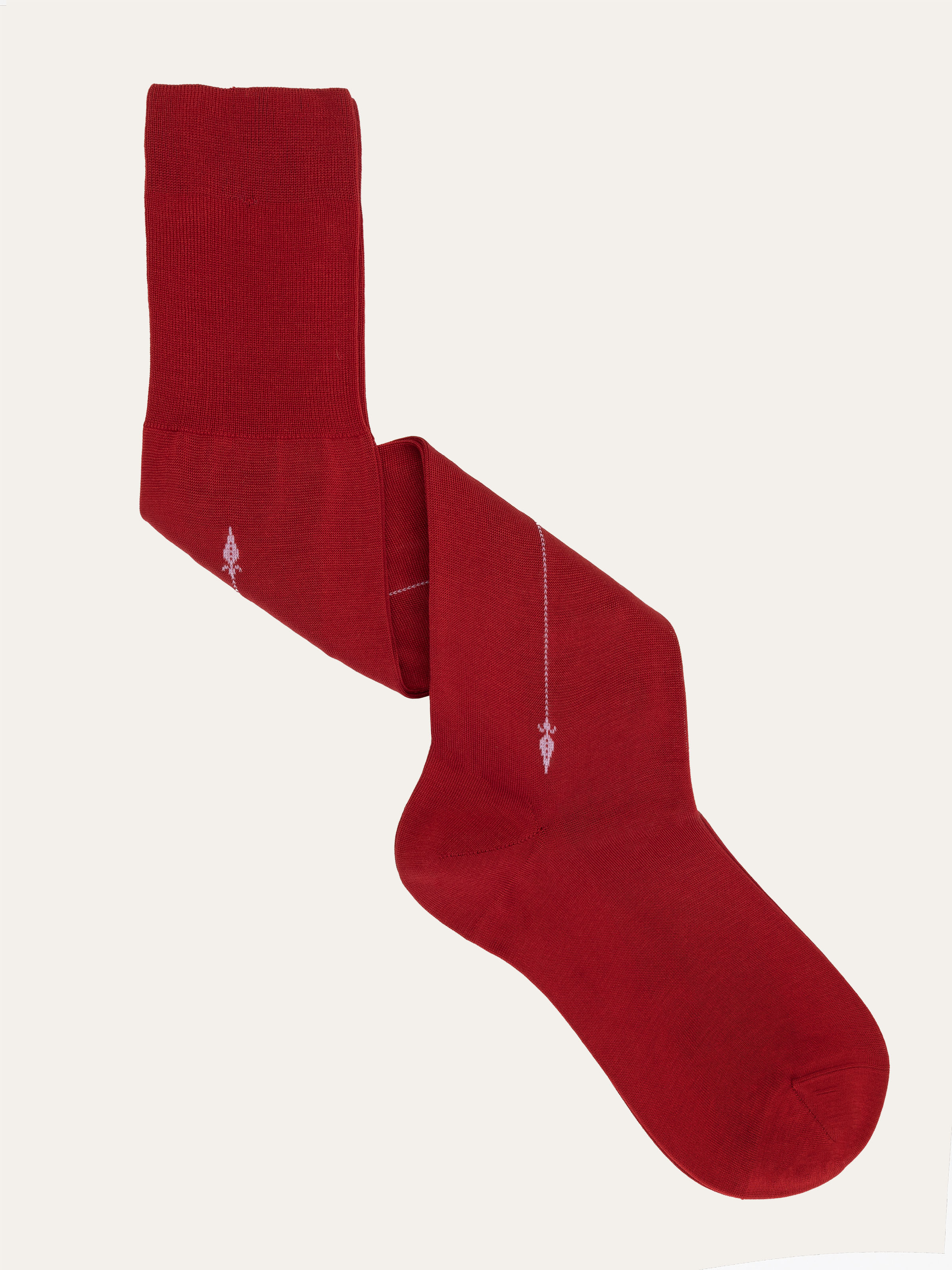Long Scottish Thread Socks with Lance Pattern | Man, socks, Mercerized ...