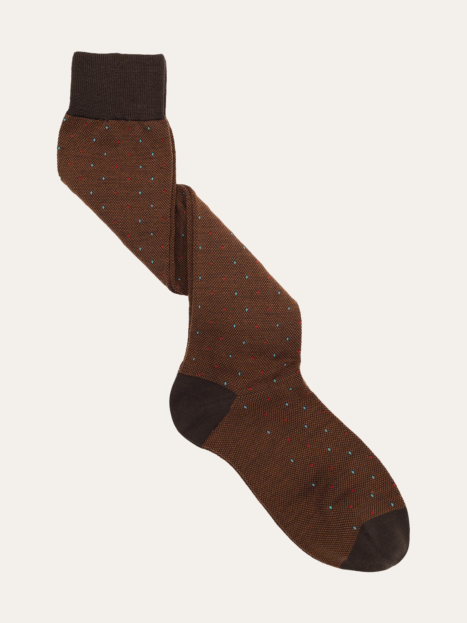 Long wool socks with micro Polka dots pattern | Man, socks, Woolen ...