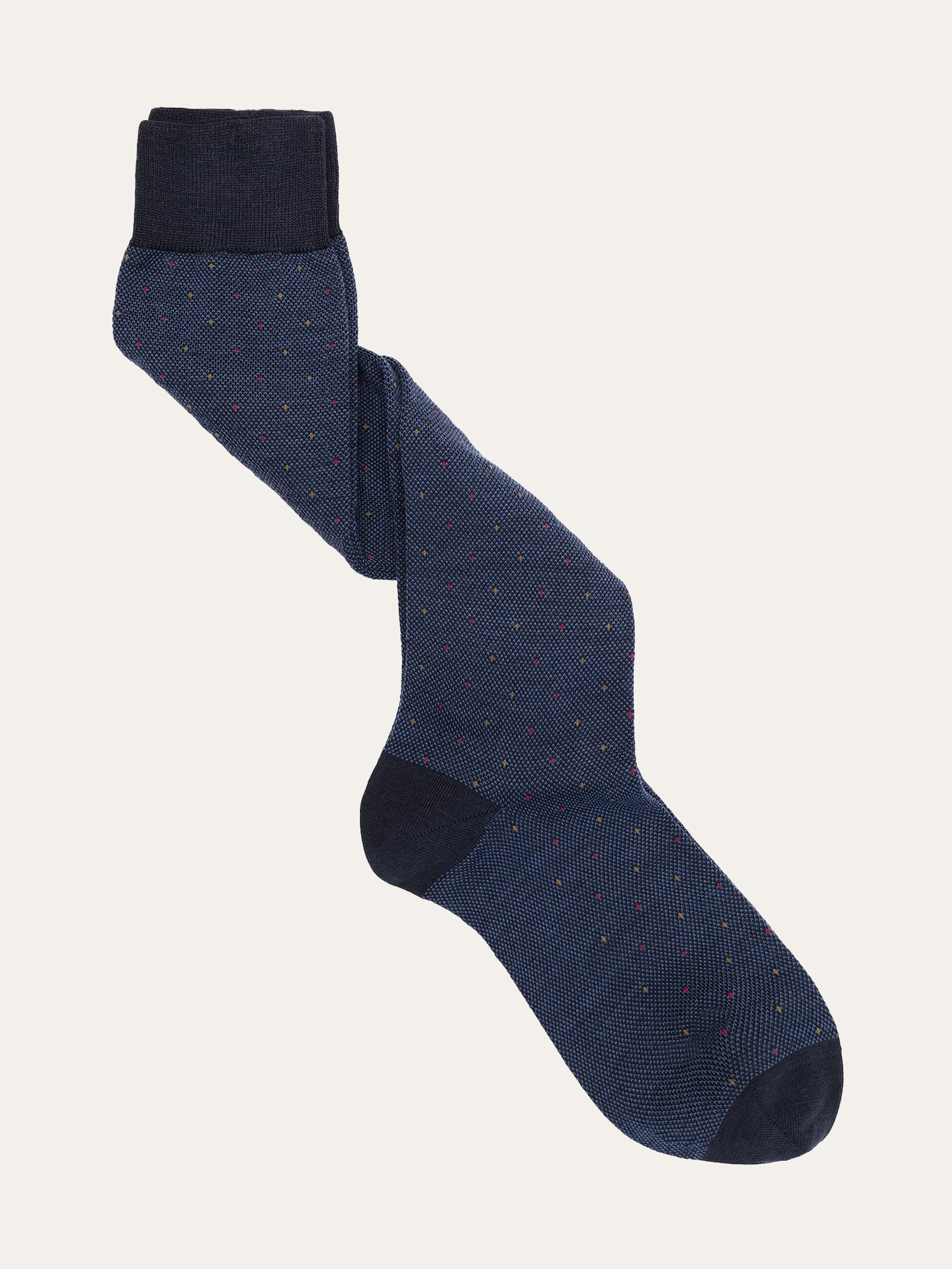 Long wool socks with micro Polka dots pattern | Man, socks, Woolen ...